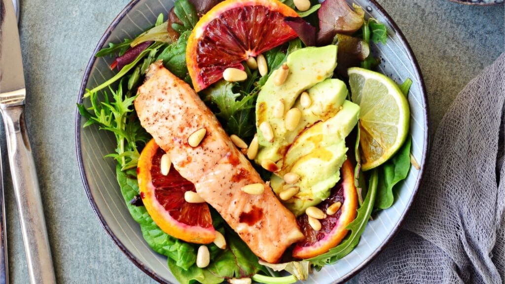 Glow Salmon Salad | Mama Vitalicious